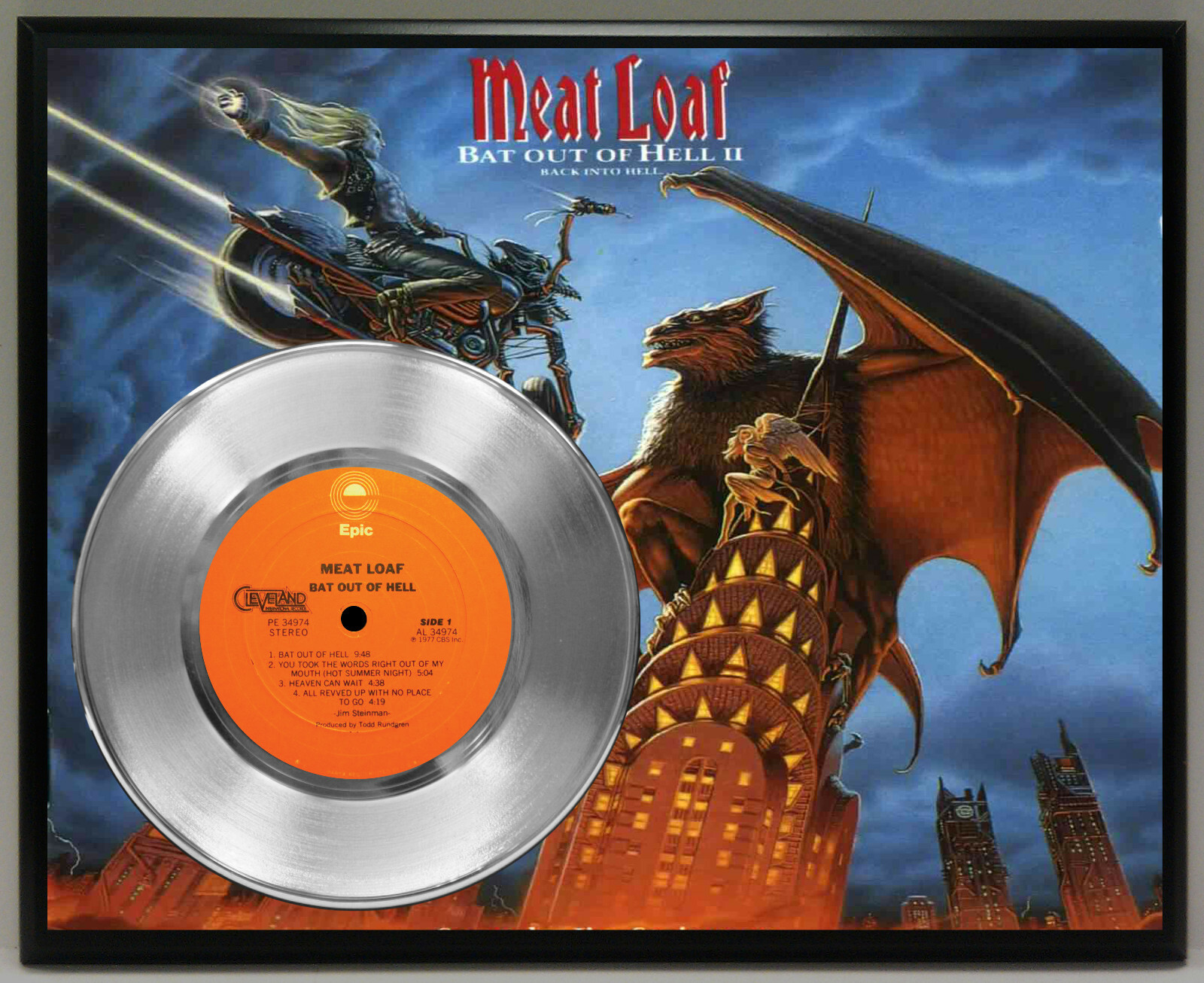 Meatloaf Poster Art Music Memorabilia Display Plaque Wall Art | eBay