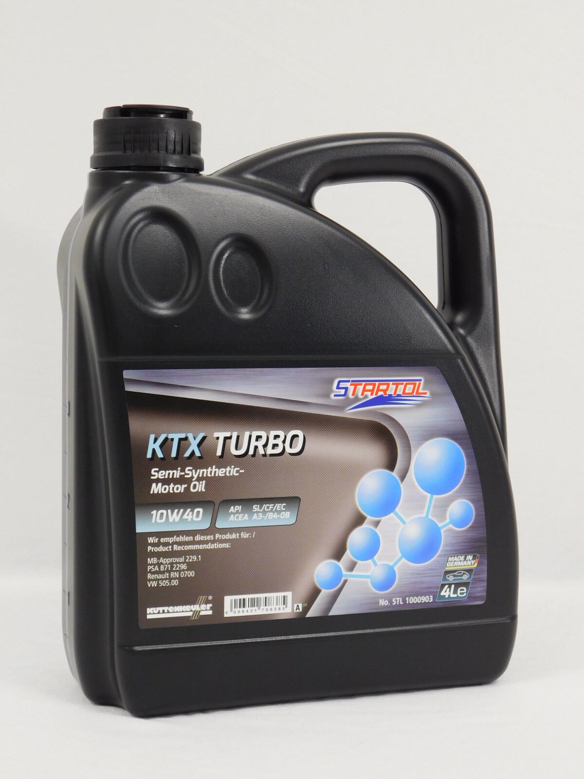 SAE 10W40 Motoröl KTX Turbo 5L Semi Synthetic Oil MB BMW Audi VW | eBay
