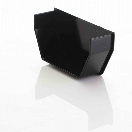 Square Guttering 114mm & Downpipe 65mm Fitting | BLACK | WHITE ...
