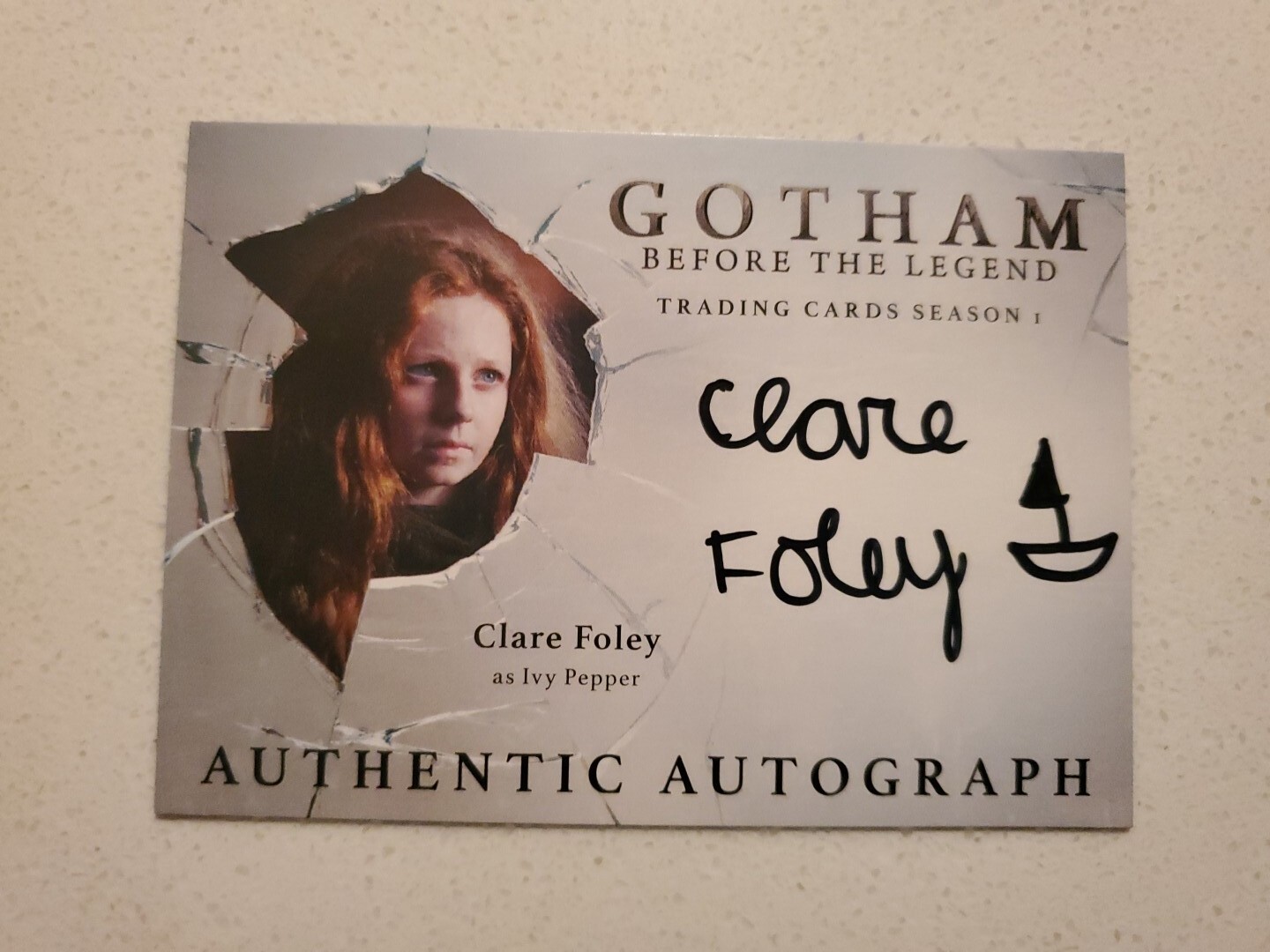 CLARE FOLEY CRYPTOZOIC DC COMICS AUTOGRAPH GOTHAM TRADING CARD "IVY ...