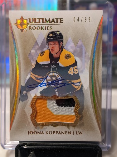 JOONA KOPPANEN 2023-24 Upper Deck Ultimate Rookies Patch Auto #/99 ...