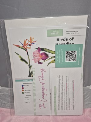 Let’s Make Art - WaterColor - Birds Of Paradise -Tutorial By Sarah Cray ...