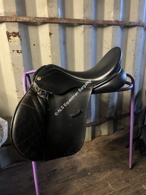 17.5” Black Exselle GP Saddle Extra Wide | eBay UK