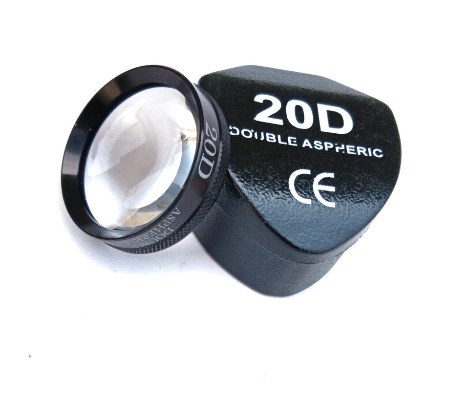 Double Aspheric Lens 20D For Bio Black Colour With Manual & Box | eBay
