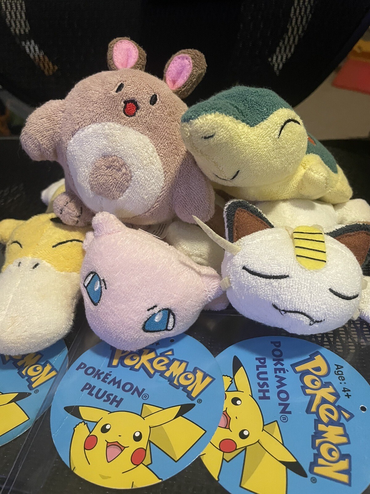 Pokemon Center NY New York 2001 Meowth Cyndaquil + KUTA Plush Lot Of 5 ...