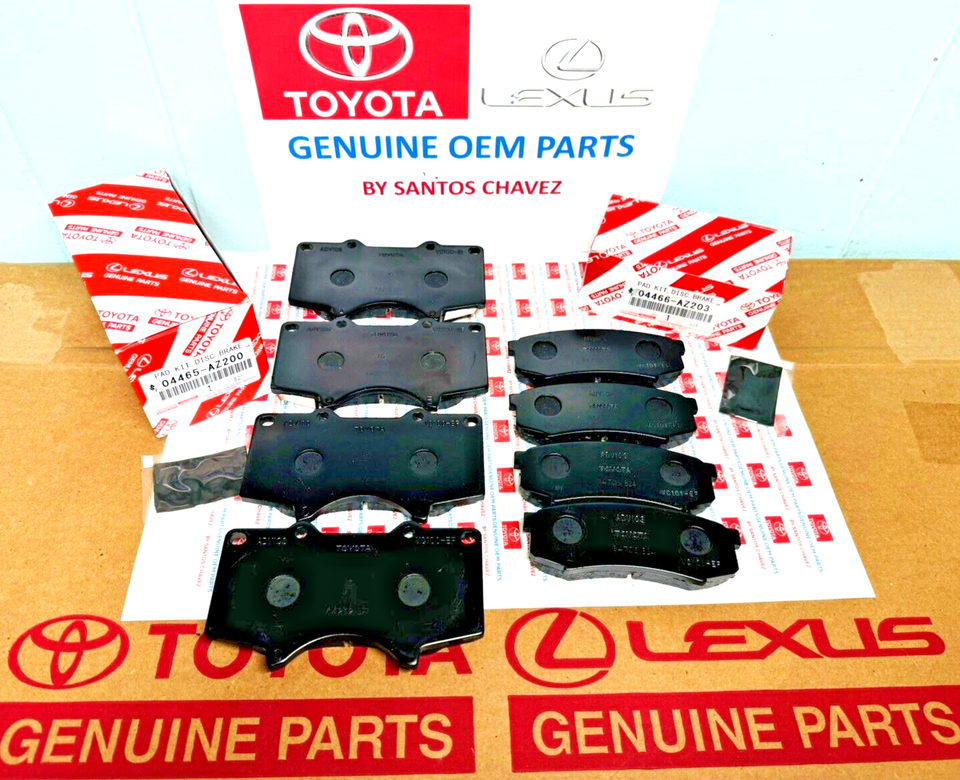 2003-2023 Toyota 4Runner Front & Rear Brake Pads GENUINE OEM PART | eBay