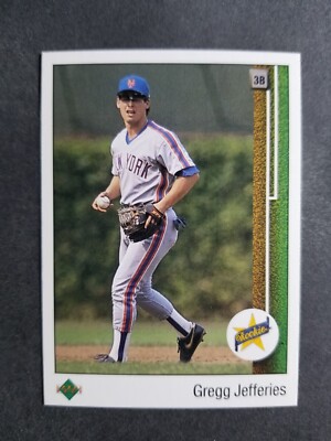 1989 Upper Deck rookie GREGG JEFFERIES card # 9 [C2] | eBay