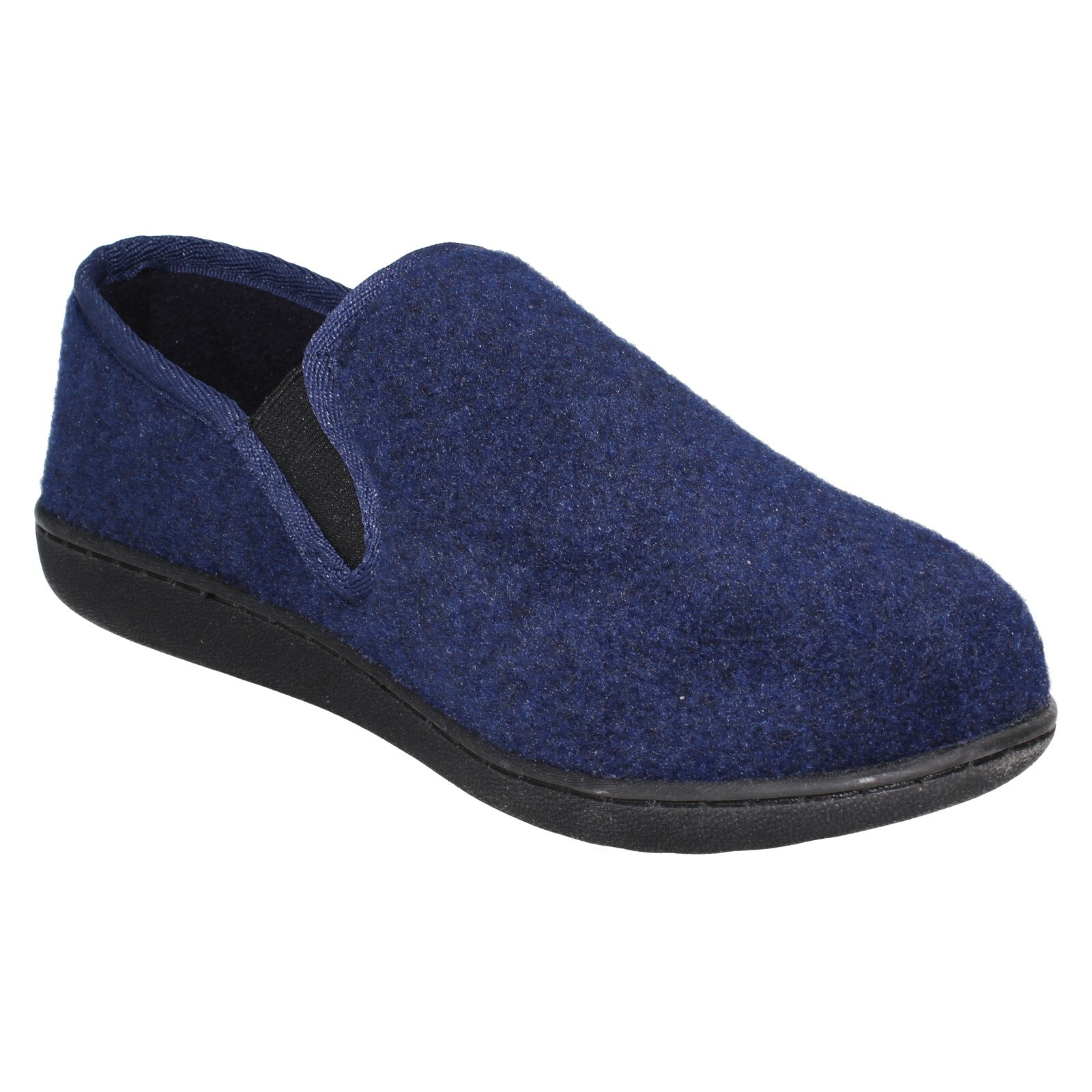 MENS CLARKS KING EASE SLIP ON WARM INDOOR TEXTILE HOUSE SLIPPERS SHOES ...