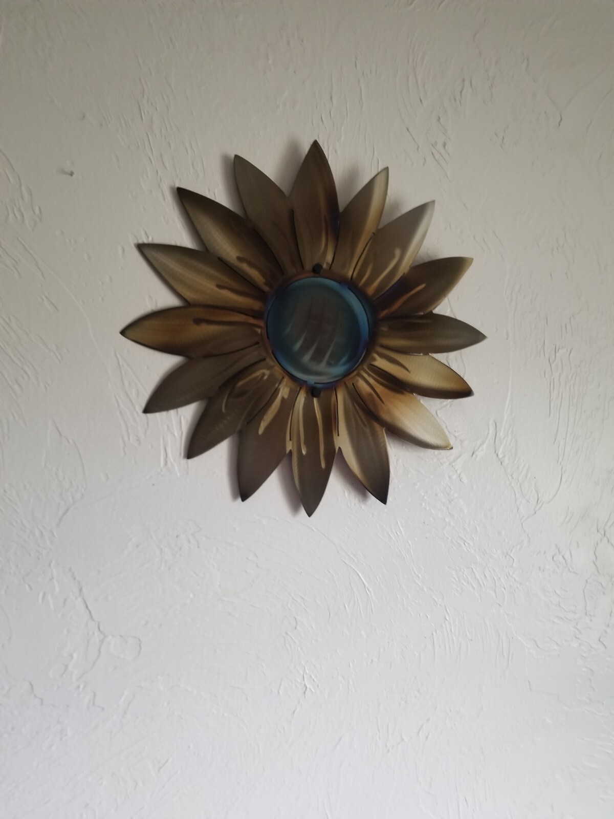 Rustic sunflower Metal wall art indoor outdoor patio garden decor metal ...