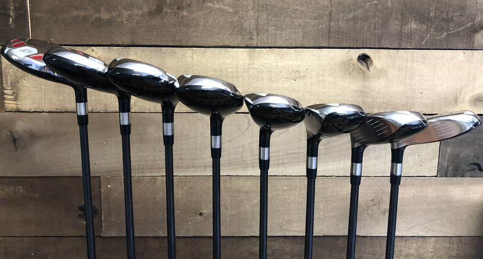 DEMO Senior Mens iDrive Golf Clubs All Rescue Hybrid 3-PW Arthritic ...