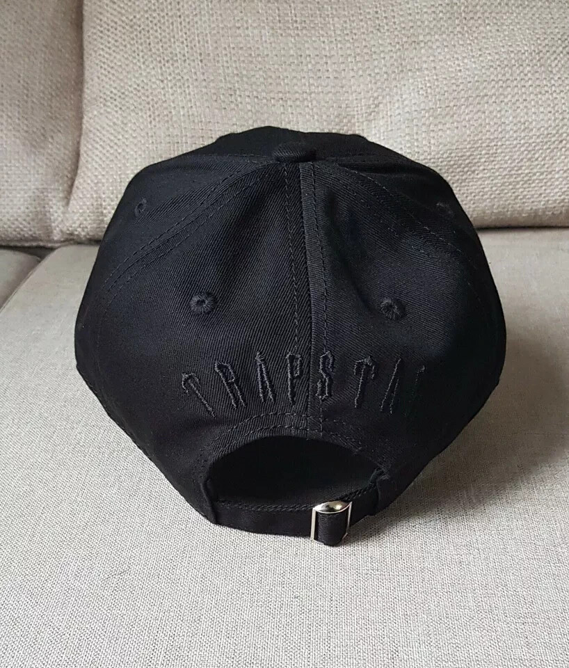 Trapstar Cap New Black and White Logo Hat Star Baseball UK Seller Strap ...