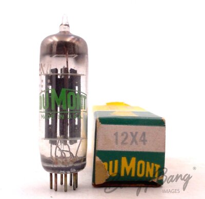 DuMont 12X4 Full Wave Cathode Power Rectifier Audio Vacuum Tube Valve ...