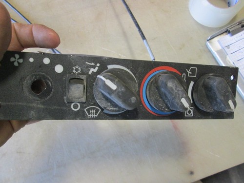 Used Red Dot Control Panel for A/C HVAC, Military Vehicle PN 3818101 | eBay