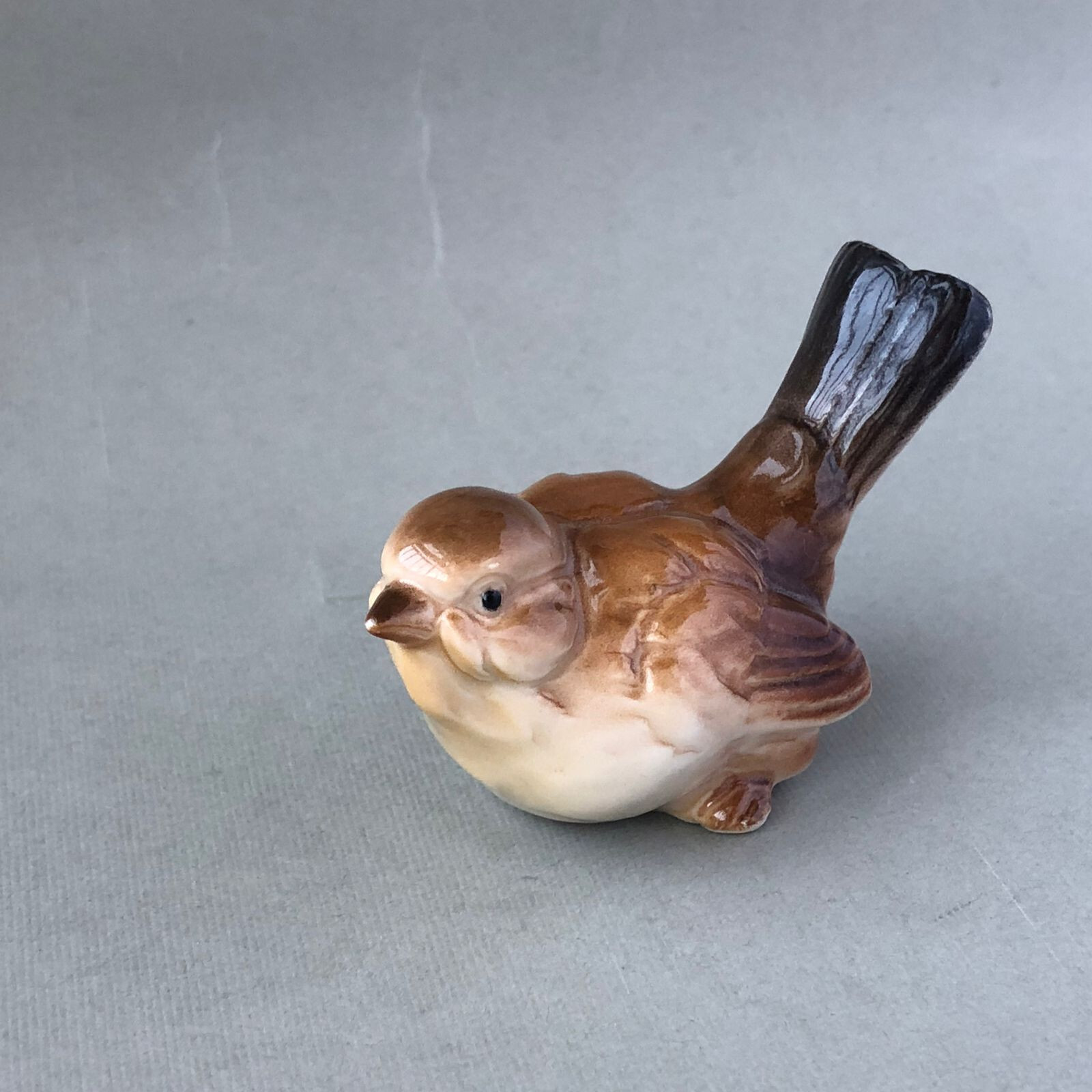 Vintage German Porcelain Bird Robbin Figurine 2.5" Small | eBay