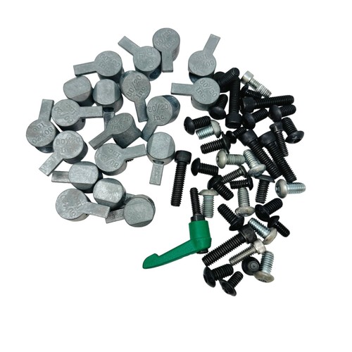 19 pcs 80/20 Inc 3361 Bright Anchor Fastener 15 Series with Assorted ...