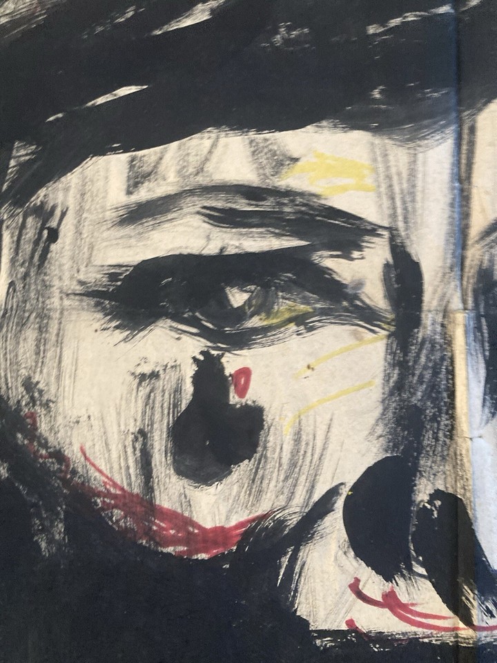 Very Beautiful Drawing German Expressionism 1968 Gouache Expressionist ...