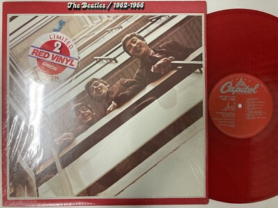THE BEATLES - 1962-1966 (Red Album) LP (US Press on CAPITOL "red" Vinyl ...