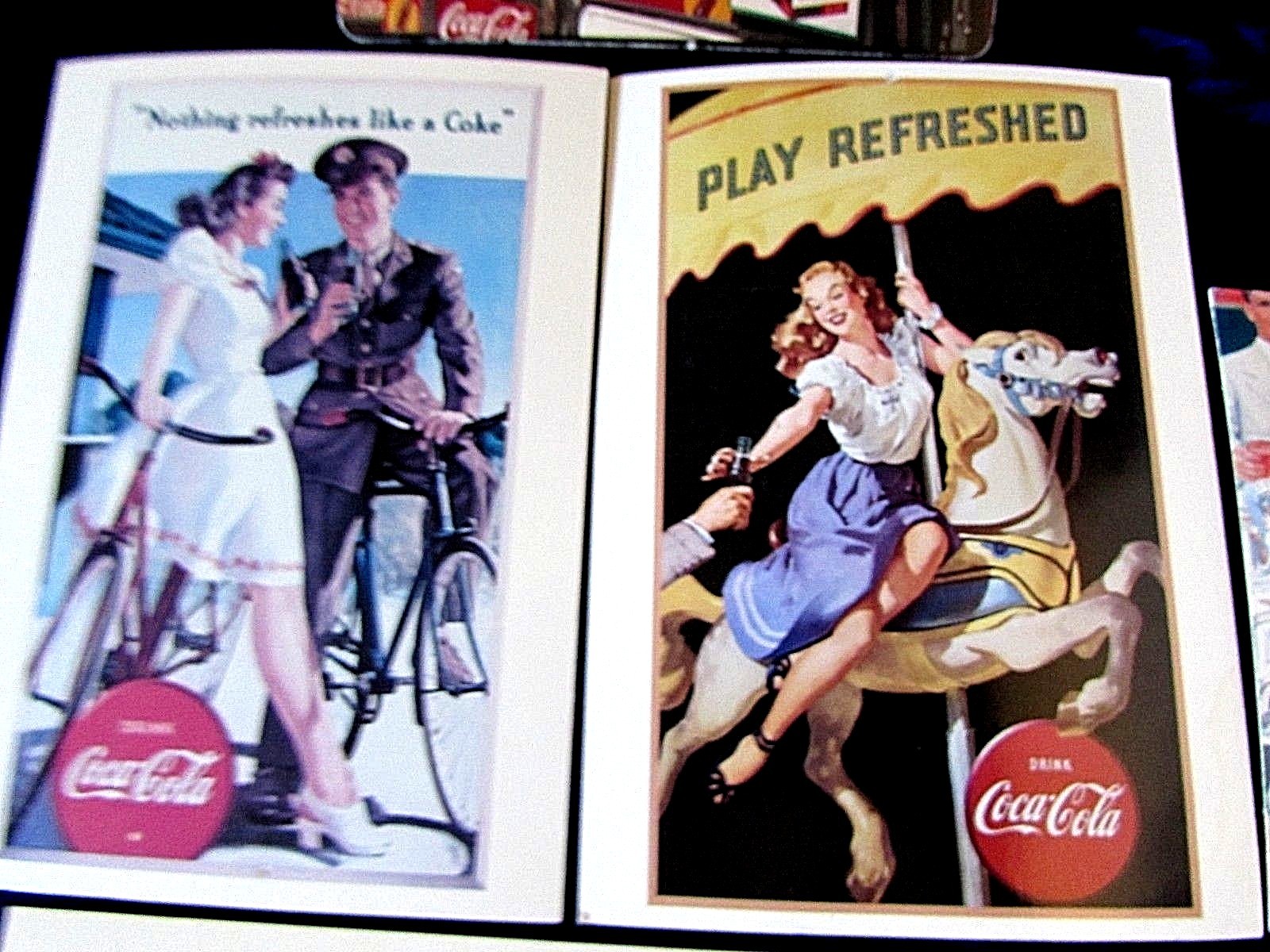 Vintage Coca-Cola Lot of 6 Postcards 1986 1991 and 1993 Hallmark and ...