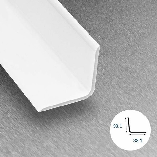 PVC Cladding Profiles - Joiners , Capping & Angles - White - 8ft/2440mm ...