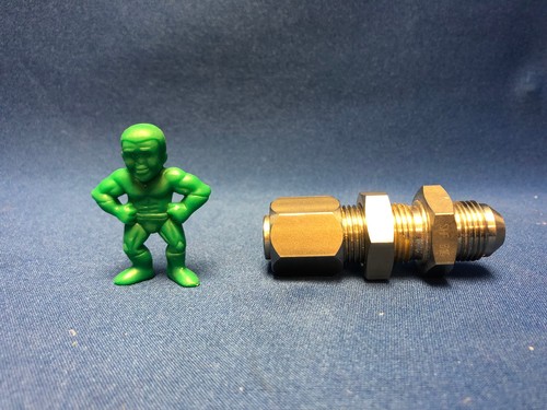 Parker 8 WTX-SS Stainless Steel Bulkhead Union 1/2" MJIC X 1/2" MJIC ...