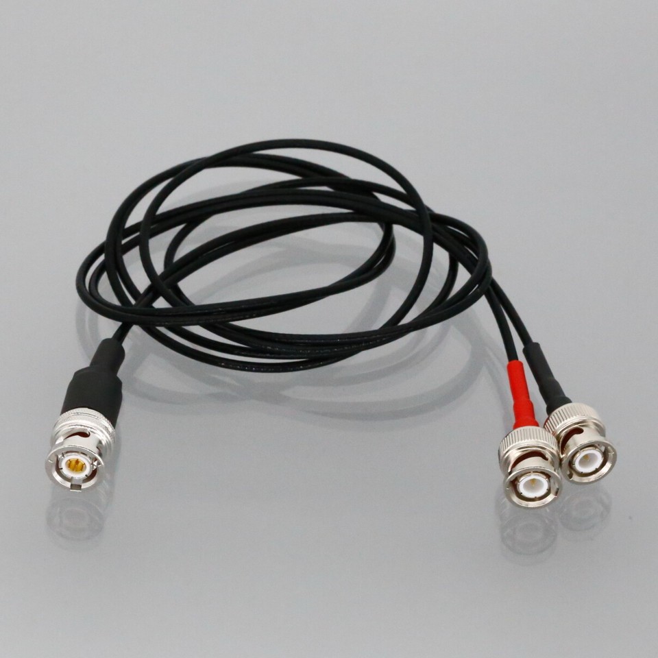 3-Lug Triax TRB Male to HI Guard Coax Dual BNC Male Splitter Cable ...