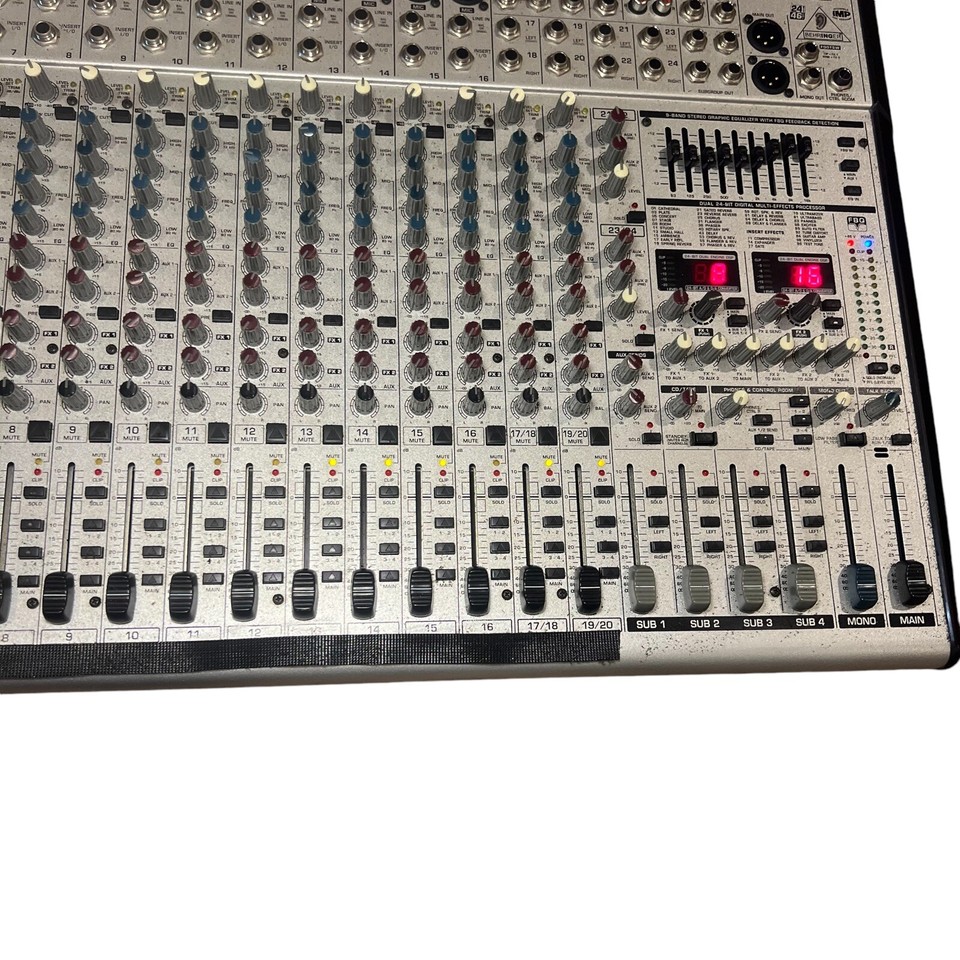 Behringer Eurodesk SL2442FX-Pro 24 Channel Studio Mixer Soundboard WITH ...
