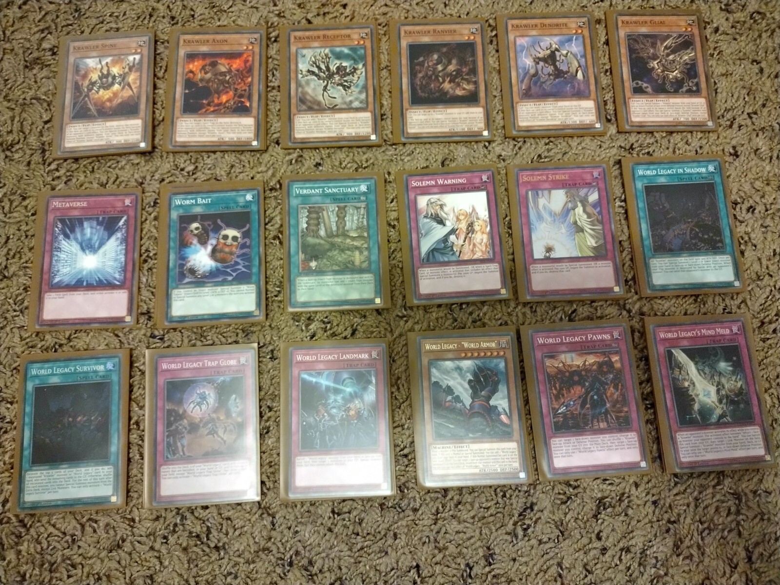 Krawler Deck || 44 card Yu-Gi-Oh Deck w Extra Deck | eBay
