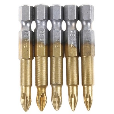 5durable anti slip titanium coated hex shank PH2 electric screwdriver ...