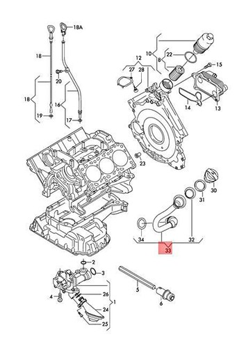 Genuine AUDI Q7 4MB 4MG Oil Filler Pipe 4M0115301 | eBay