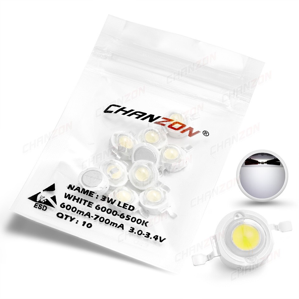 3W High Power Smd Led Chip 3 Watt Royal Blue Infrared Rgb Light ...