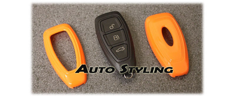 Orange Key Cover Case for Ford Smart Key Remote Protector Shell Bag Fob ...