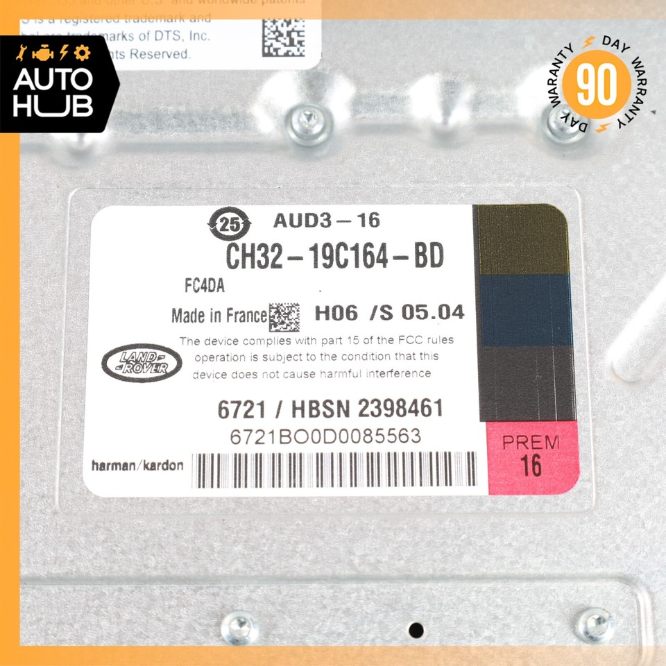 10-16 Land Rover Range Rover L320 HSE Amplifier Amp Premium Audio Sound ...