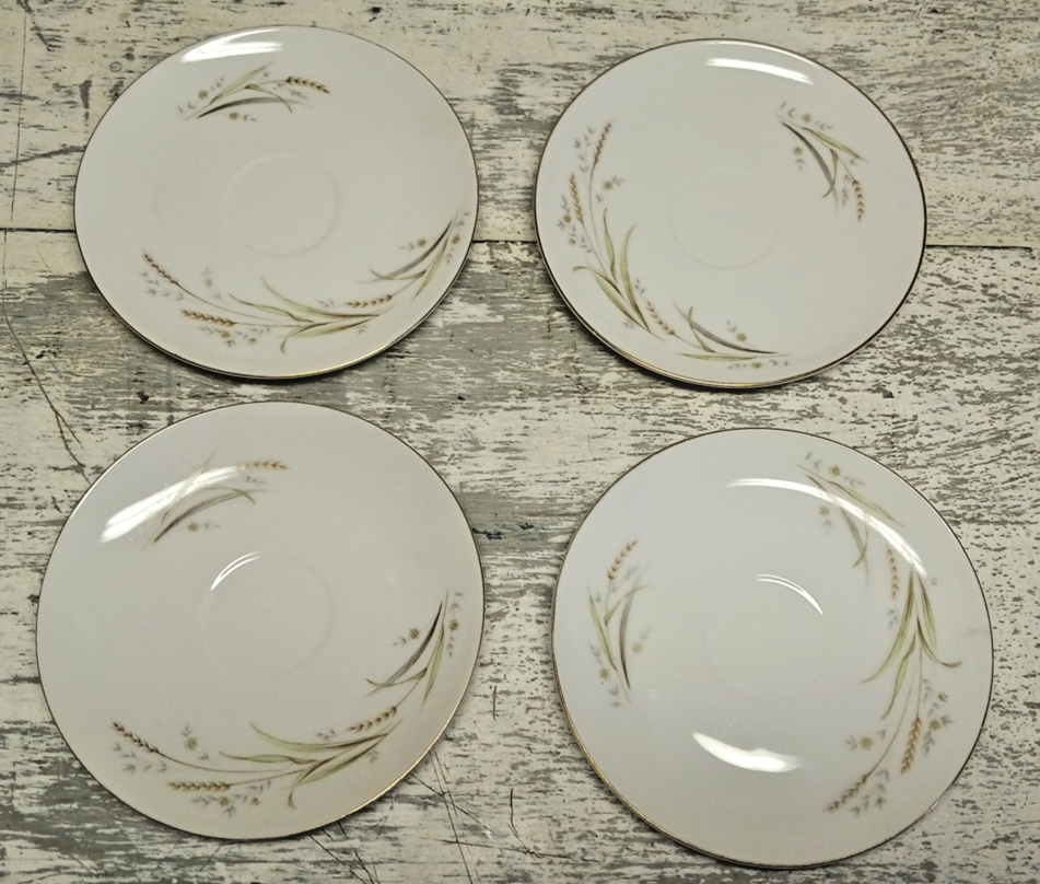 Service for 4 Vintage Golden Harvest Fine China Japan Wheat Pattern 16 ...