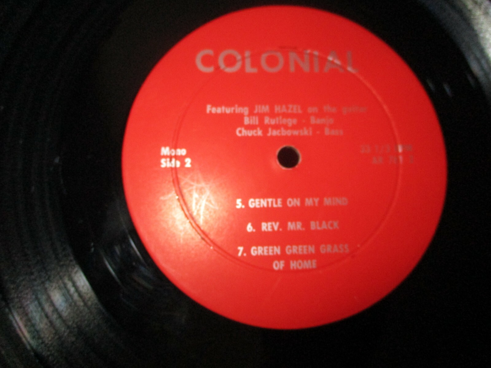 Rare 1976 TIM HAZEL Jim Hazel LP Colonial AR 761 Country Bluegrass ...