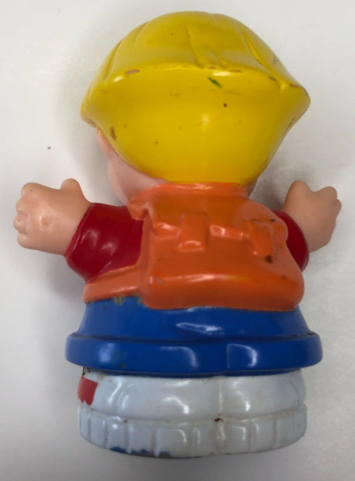 1997 Fisher Price Little People Figure - Eddie with Frog and Backpack ...