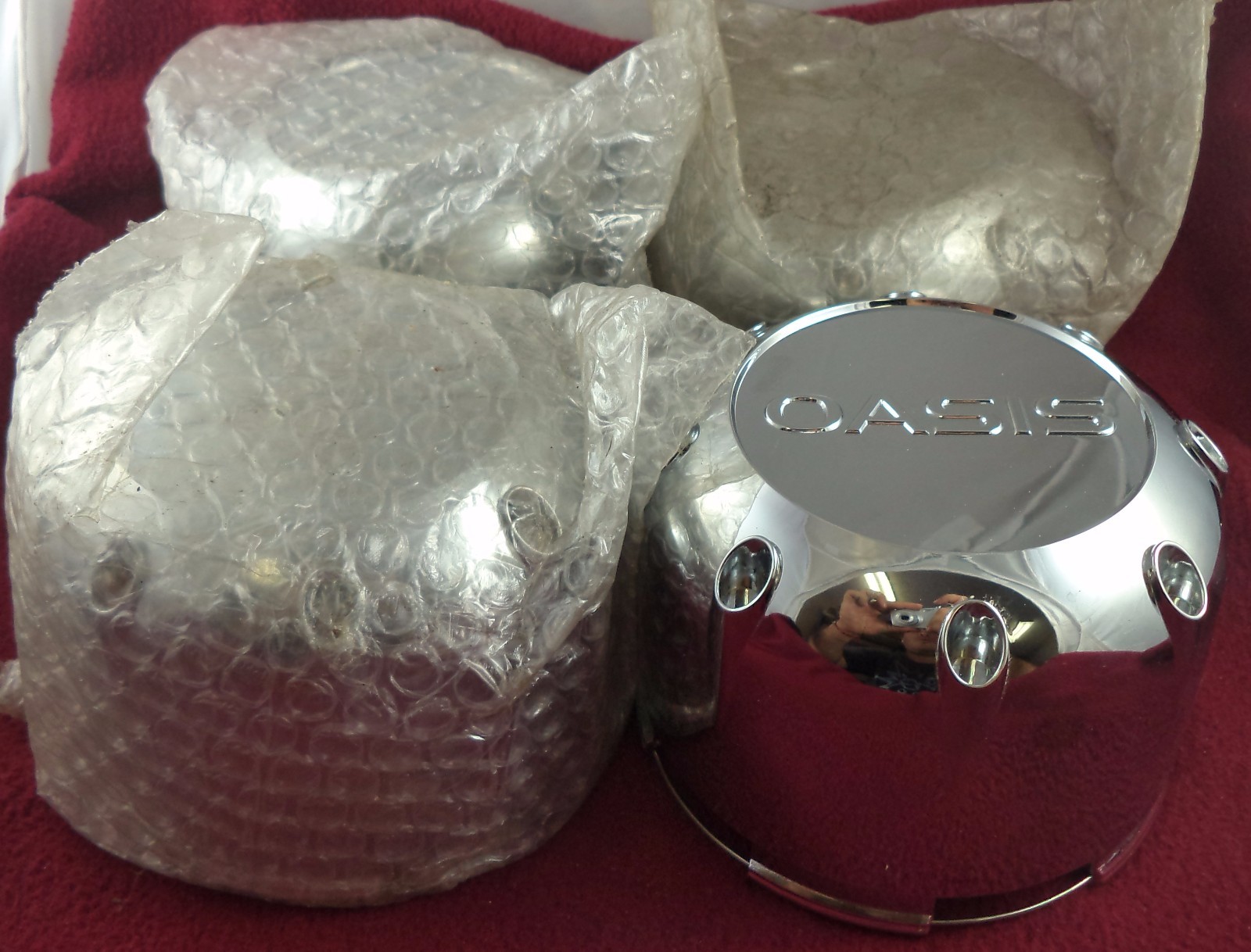 Oasis Wheels Chrome Custom Wheel Center Caps Set of 4 # PTW003 | eBay