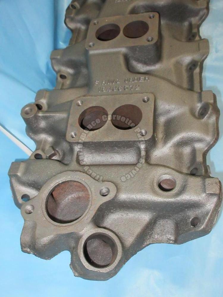 1958-1961 Chevrolet Tri Power Dated Intake Manifold 3749948 3x2 for ...