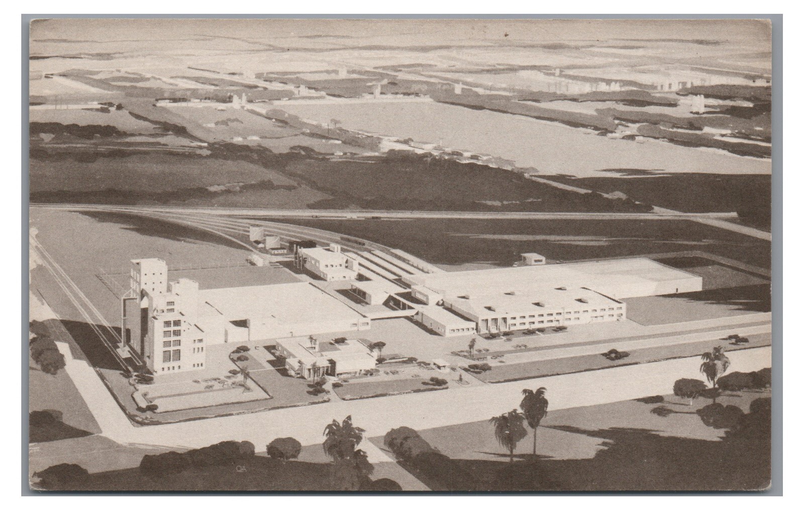 Anheuser Busch BEER Factory LOS ANGELES CA California Brewery Vintage ...