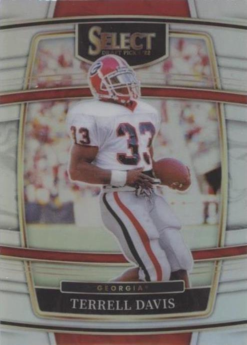 2022 Panini Select Draft Picks - Concourse Terrell Davis #57 Silver ...