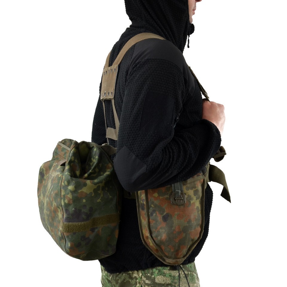 Bundeswehr German Army Flecktarn Tactical Chest Rig Vest 5-teilig ...