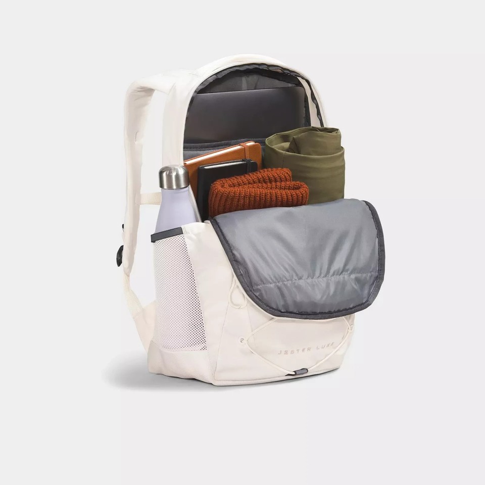 The North Face Jester Luxe Backpack (27L) -Gardenia White- [FREE SHIP] | eBay