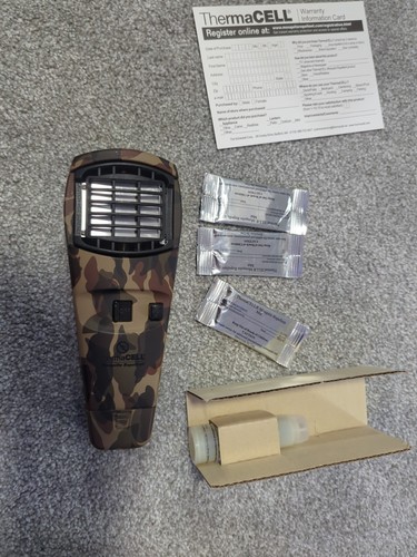 Original ThermaCELL Mosquito Repellent Silent Portable Black Flies Camping New | eBay