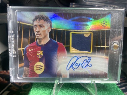 Raphina Auto 2024/25 Topps UEFA Club Competitions Superstar Relic Card ...