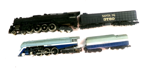 N gauge Rivarossi Santa Fe Blue Goose 4-6-4 steam engine (lot 5415) | eBay