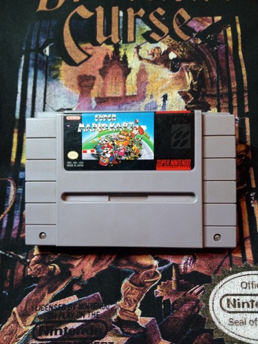 Super Mario Kart (Super Nintendo, 1992) SNES Authentic Tested ...