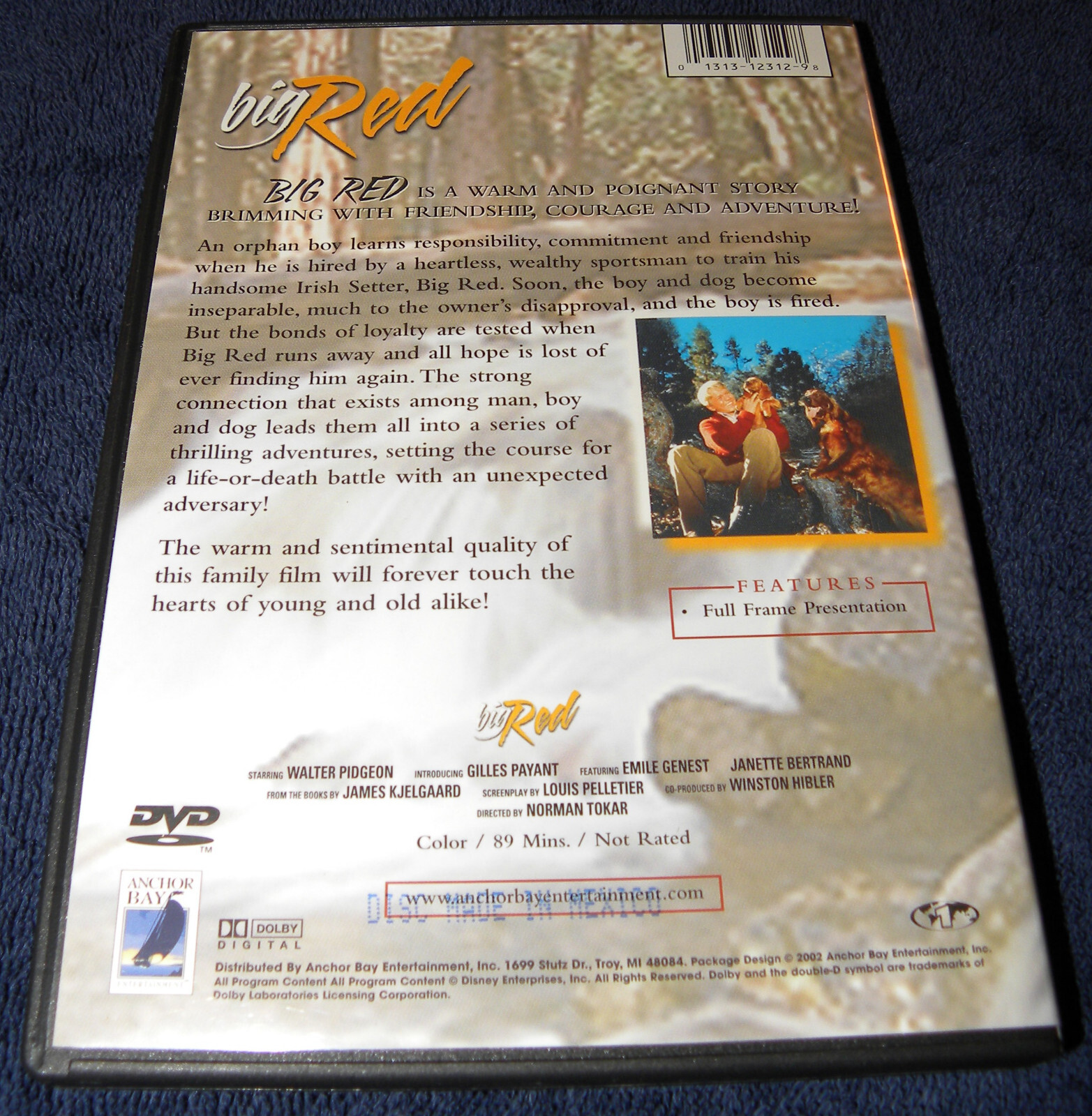 Big Red (DVD, 2002) Walter Pidgeon | Anchor Bay 13131231298 | eBay