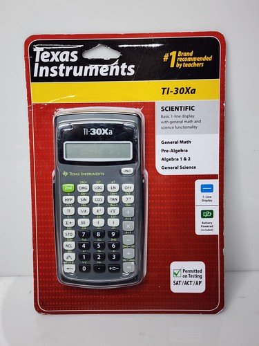 Texas Instruments TI-30Xa Scientific Calculator Brand New And Free ...