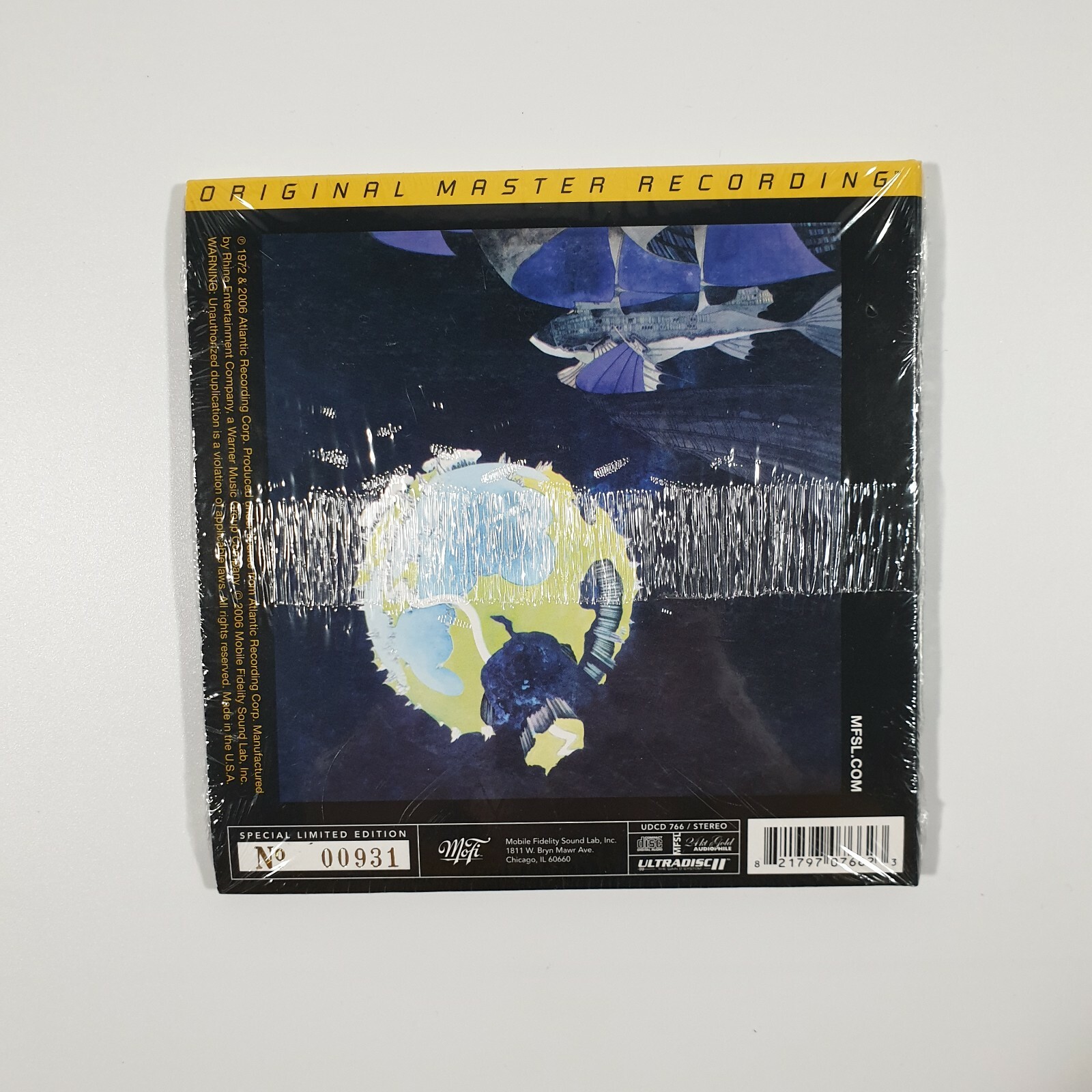 Yes Fragile / Mobile Fidelity Ultradisc II 24k Gold CD MFSL UDCD 766 ...