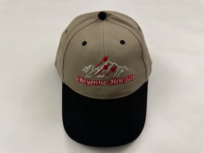 Cheyenne Mountain Jets Beige Graphic Baseball Cap Hat One Size | eBay