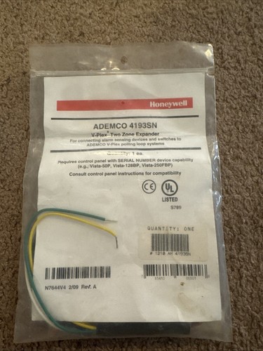 Ademco 4193SN V-Plex Two Zone Expander / Honeywell | eBay
